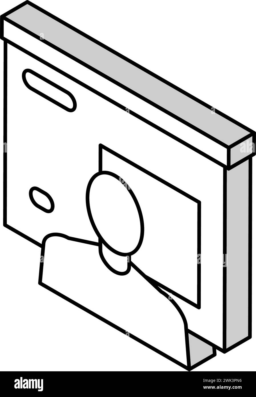 human presentation isometric icon vector illustration sign Stock Vector ...