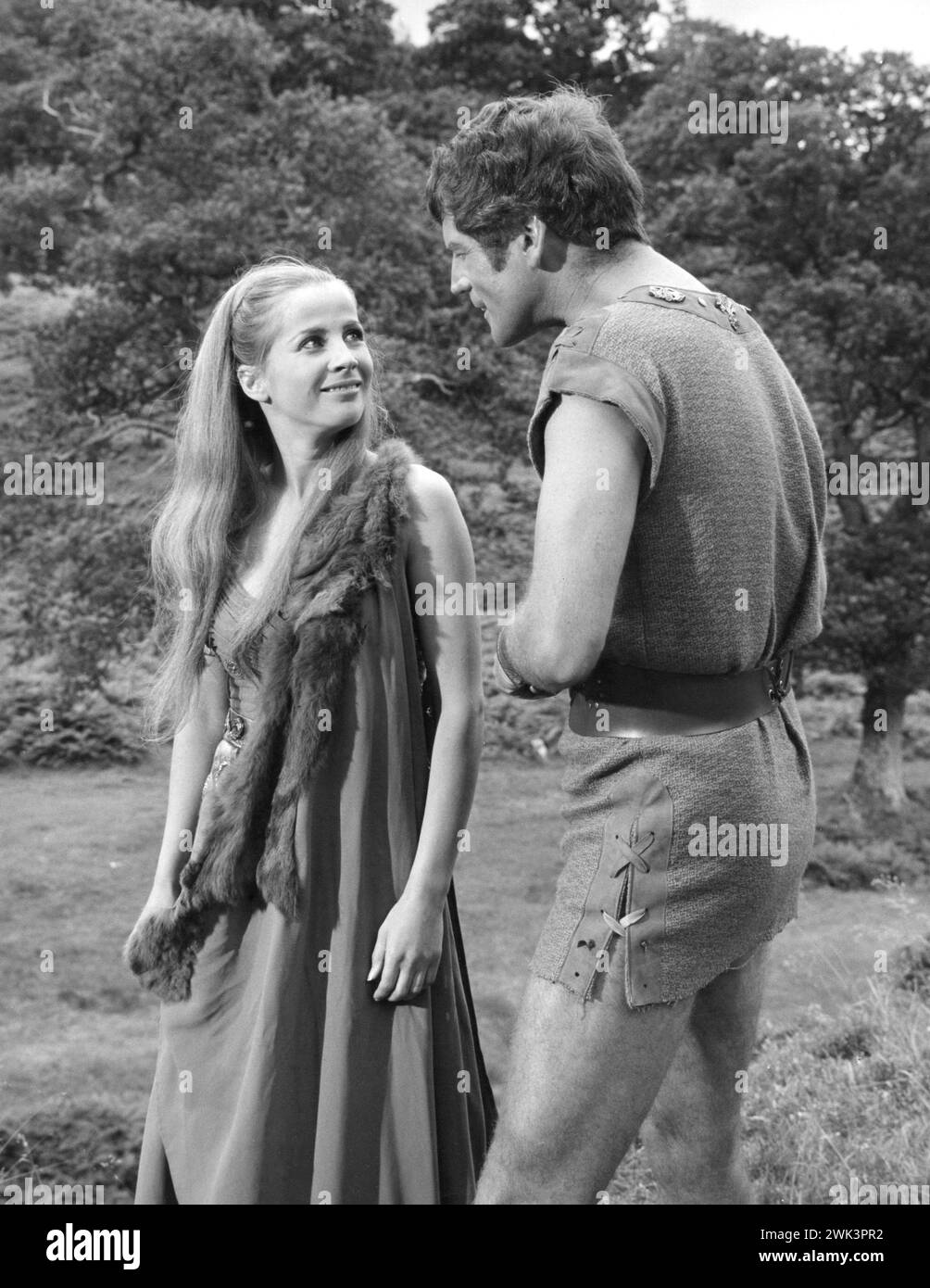 CARITA and DON MURRAY in a scene from THE VIKING QUEEN 1967 Director ...