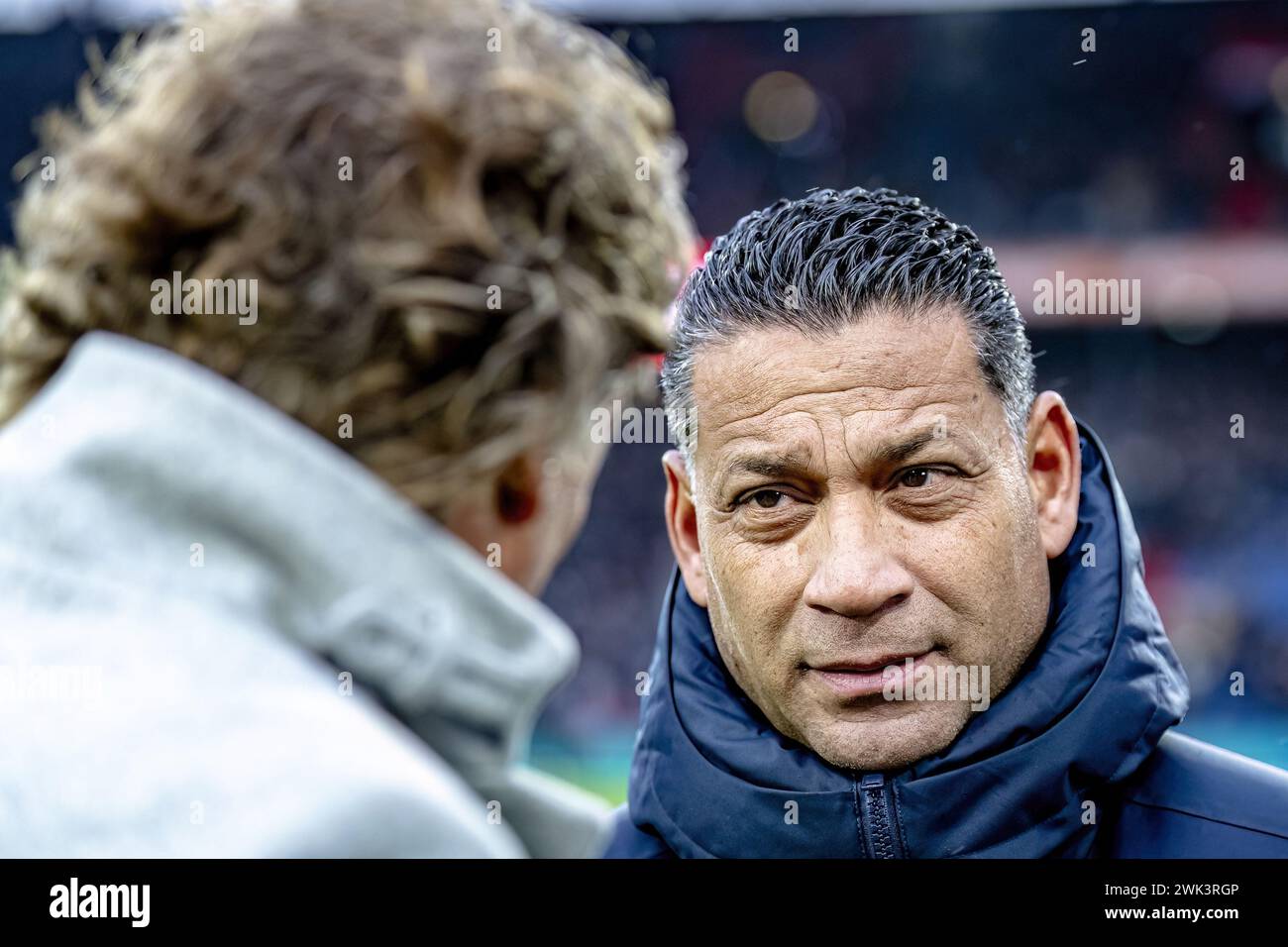 ROTTERDAM, Netherlands, 18-02-2024, SPO, Feyenoord stadium De Kuip ...
