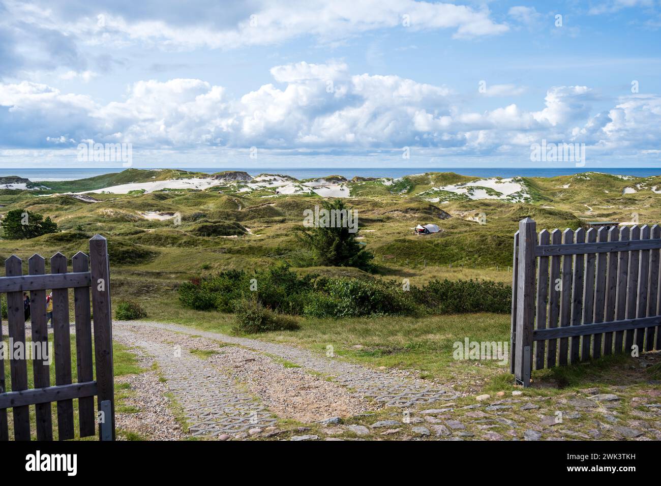 Insel Amrum Nordfriesland - Die Dünenlandschaft am Leuchtturm von Amrum ...
