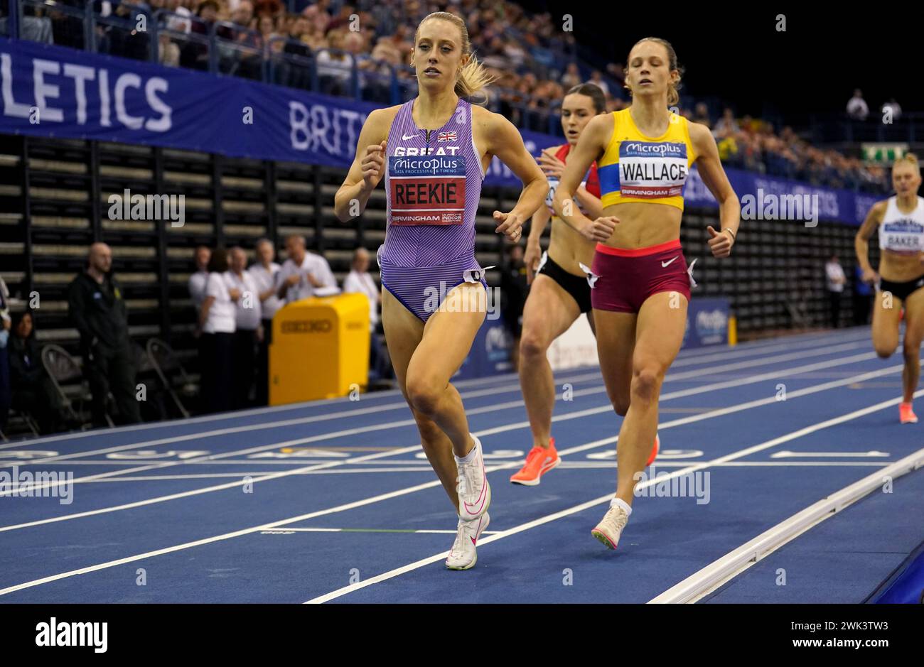 Jemma Reekie in action during the Women's 800m Final on day two of the ...