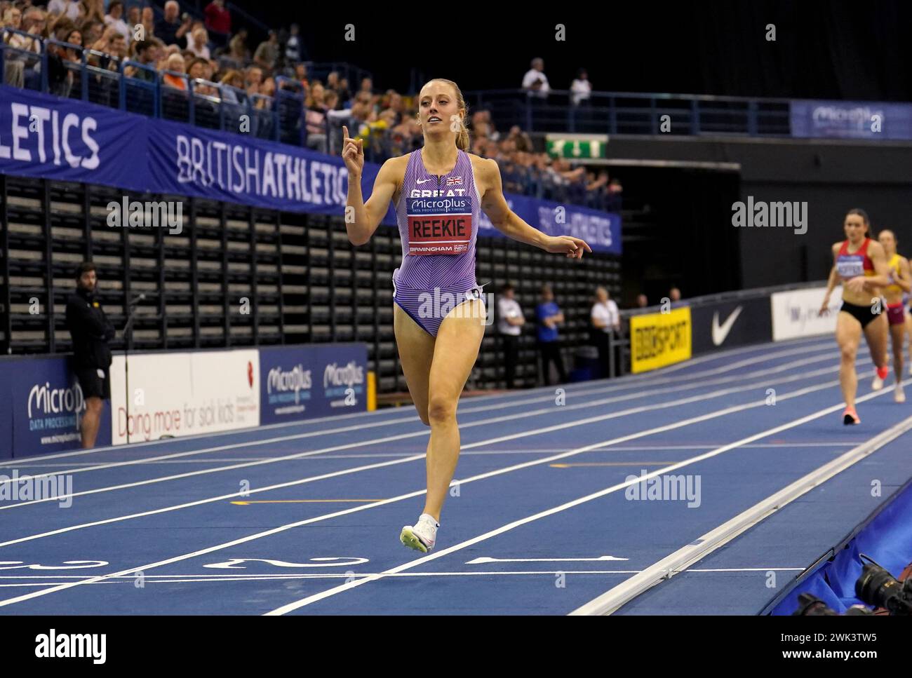 Jemma Reekie winning the Women's 800m Final on day two of the 2024 ...