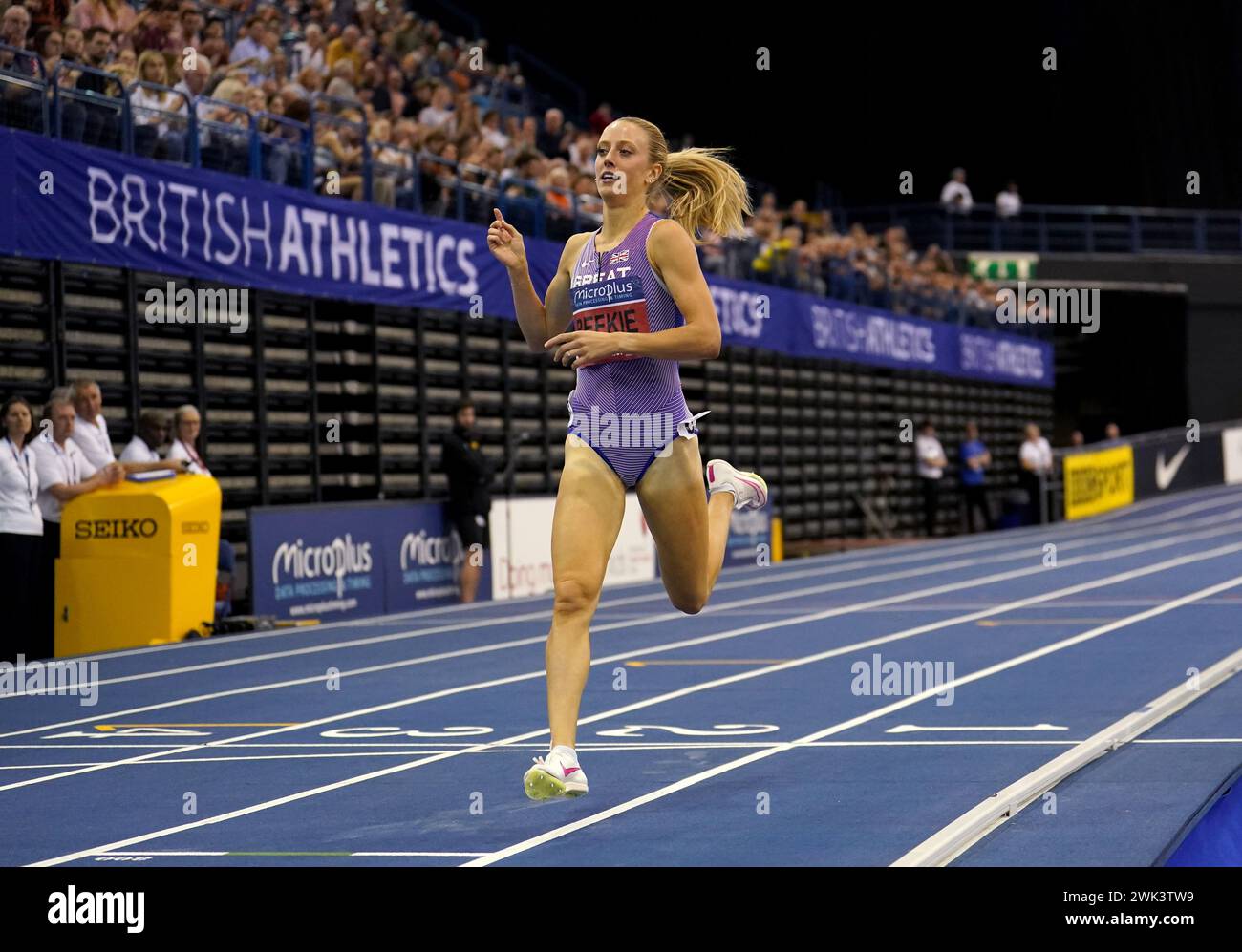 Jemma Reekie winning the Women's 800m Final on day two of the 2024 ...