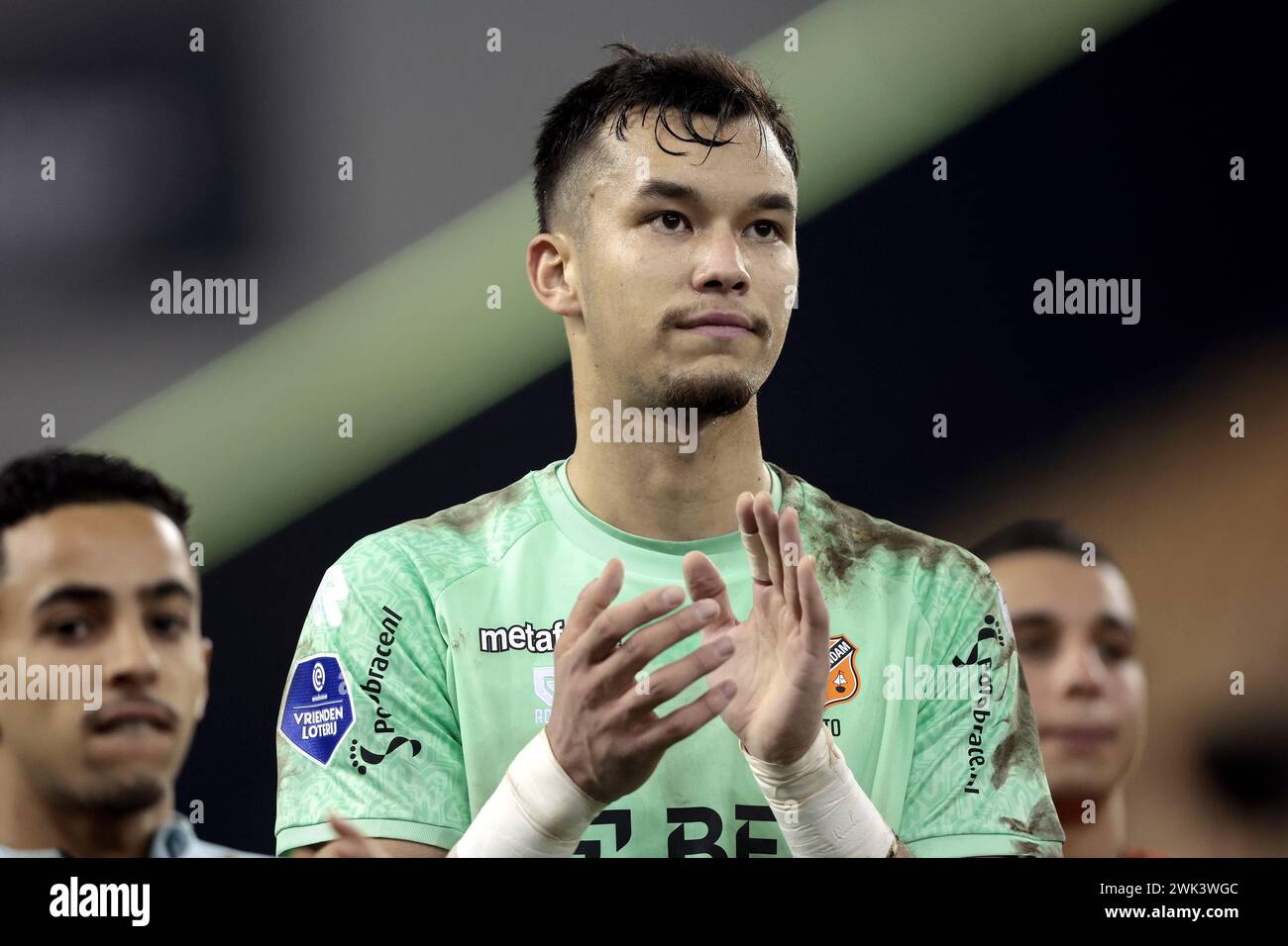 ARNHEM - FC Volendam goalkeeper Mio Backhaus after the Dutch Eredivisie ...