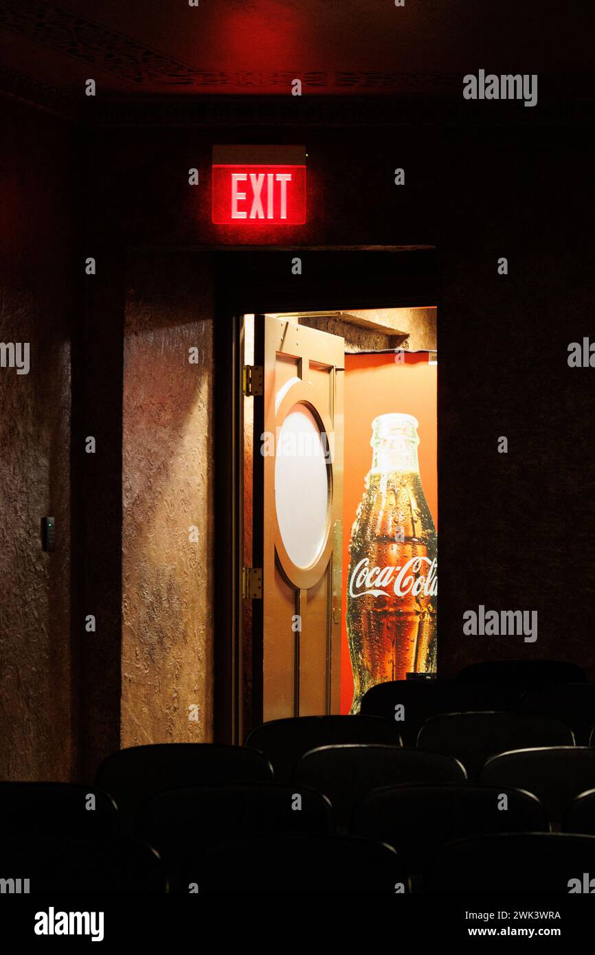 Restored historic Gillioz Theatre, Springfield, MO, on Route 66 Stock ...