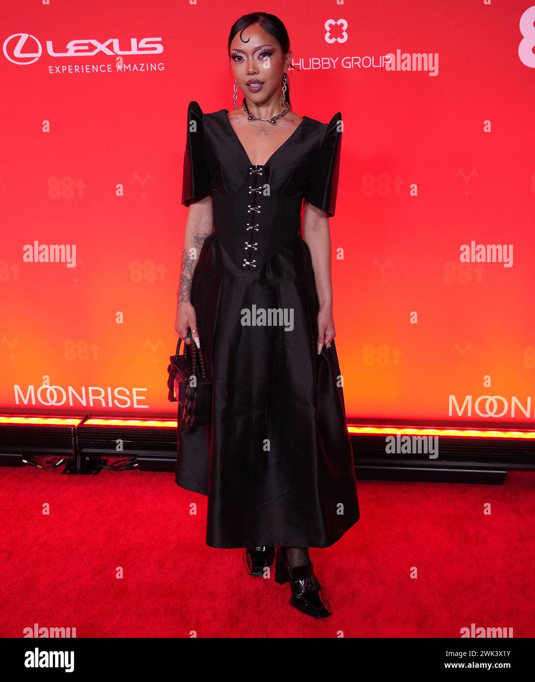 Los Angeles, USA. 17th Feb, 2024. Nava Rose arrives at the 88rising's ...