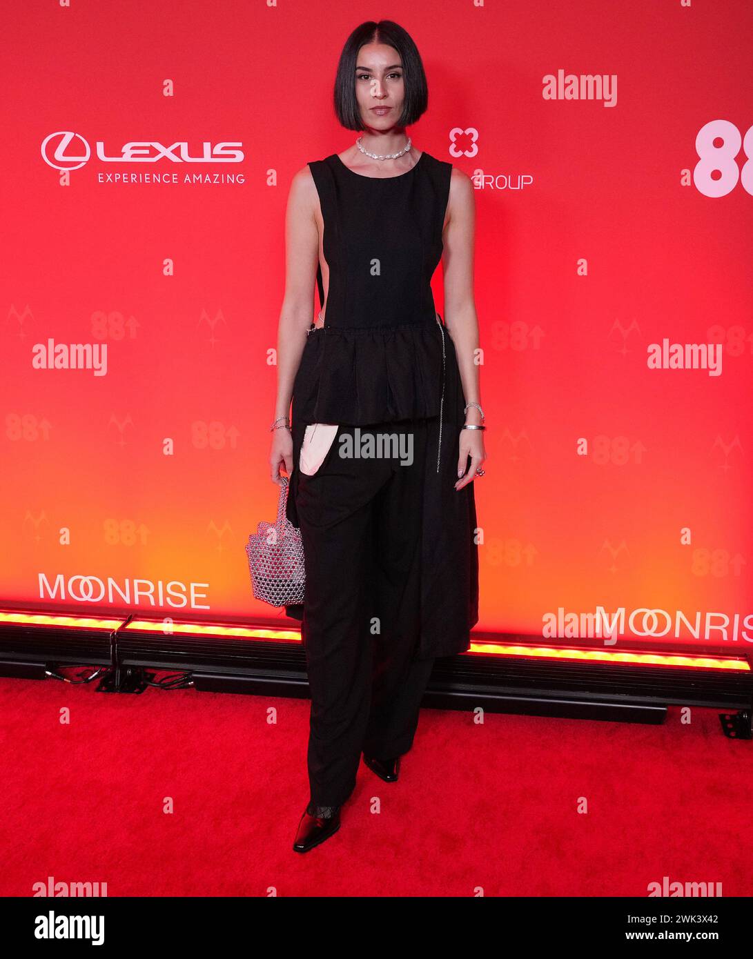 Los Angeles, USA. 17th Feb, 2024. Anna Levenson arrives at the 88rising ...