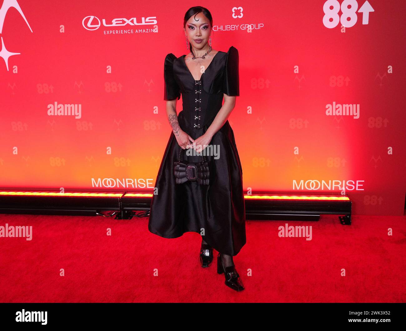 Los Angeles, USA. 17th Feb, 2024. Nava Rose arrives at the 88rising's ...