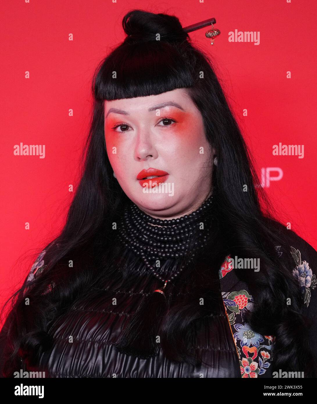 Los Angeles, USA. 17th Feb, 2024. Sulinna Ong arrives at the 88rising's ...