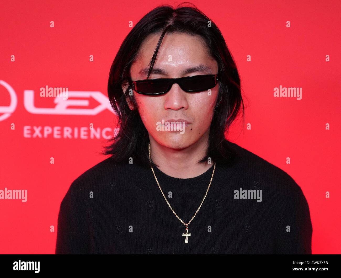 Los Angeles, USA. 17th Feb, 2024. Eyedress arrives at the 88rising's ...