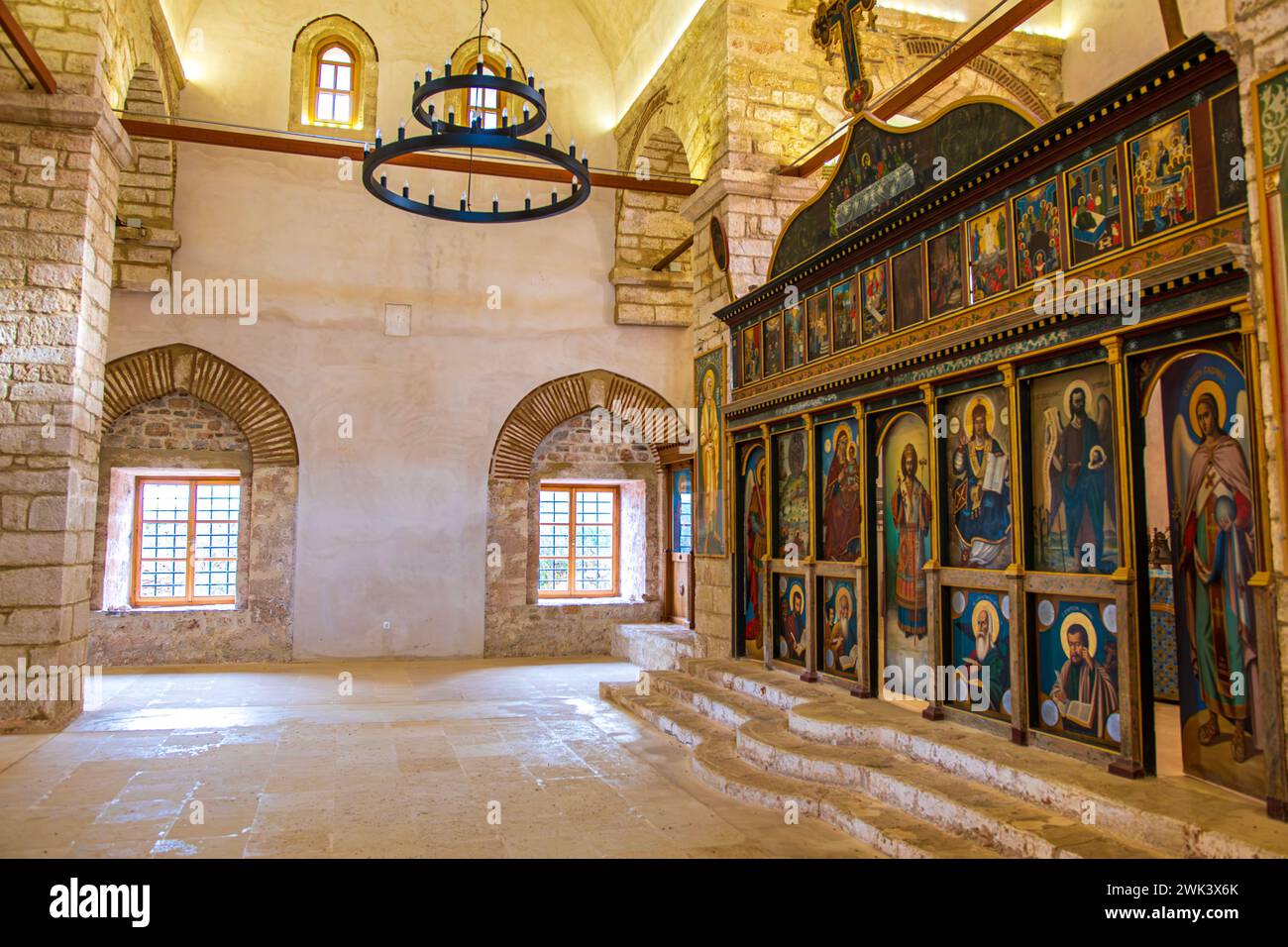 Inside the historical Church of the Transfiguration of the Savior ...