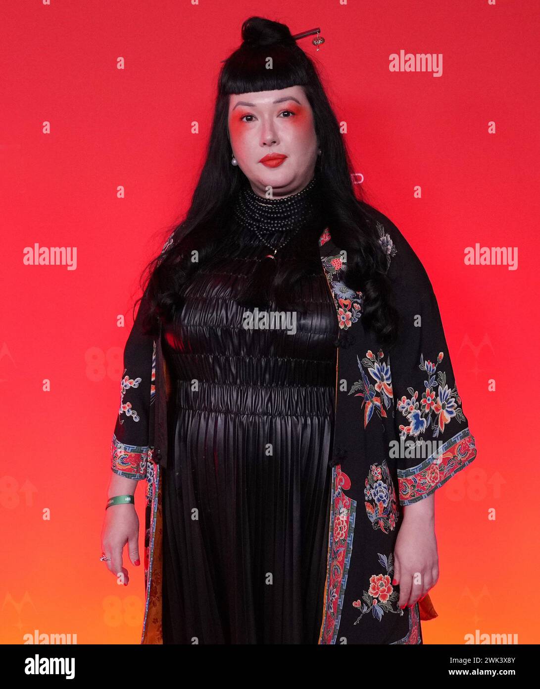 Los Angeles, USA. 17th Feb, 2024. Sulinna Ong arrives at the 88rising's ...