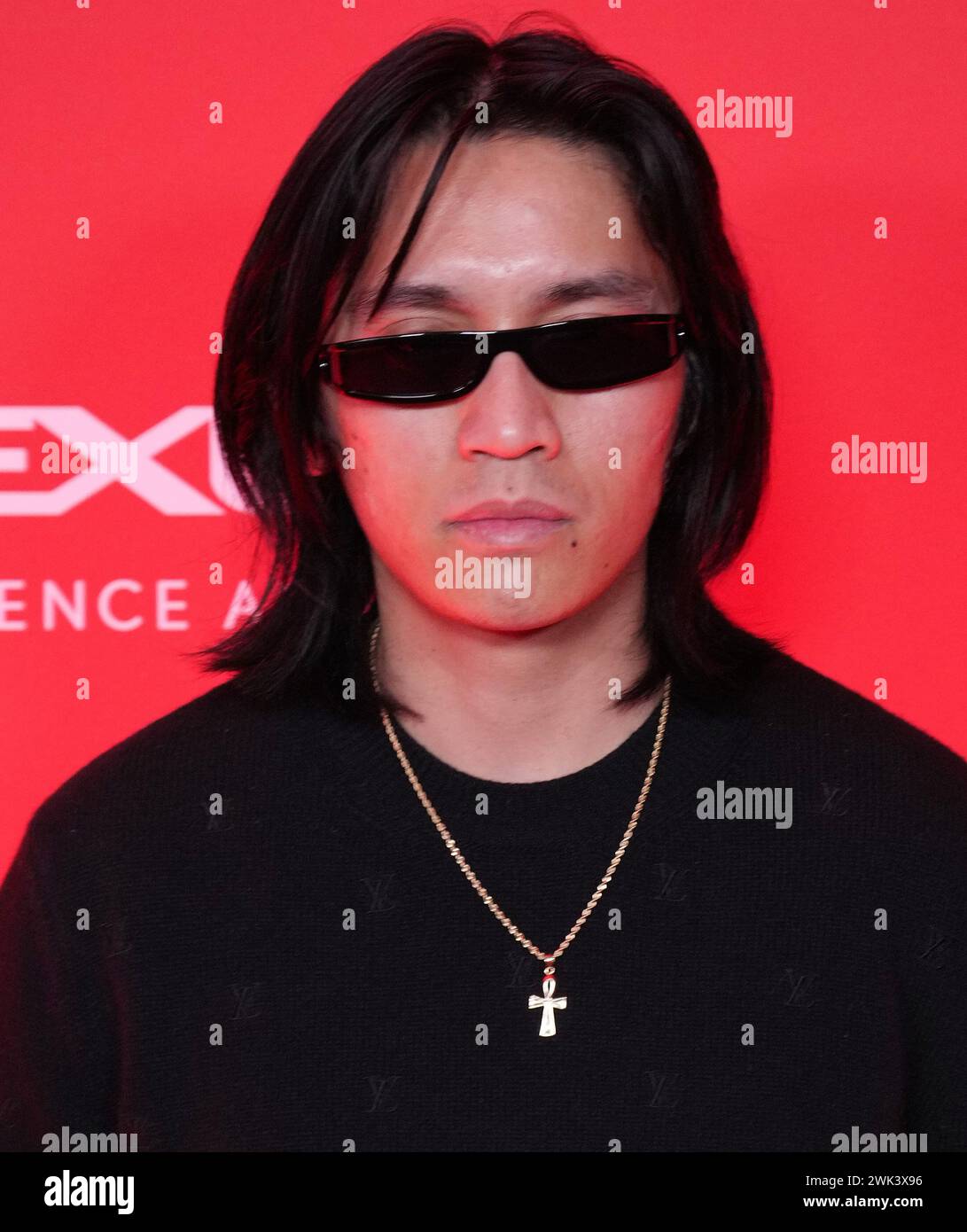 Los Angeles, USA. 17th Feb, 2024. Eyedress arrives at the 88rising's ...