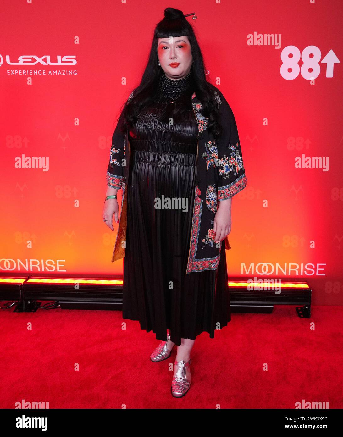 Los Angeles, USA. 17th Feb, 2024. Sulinna Ong arrives at the 88rising's ...