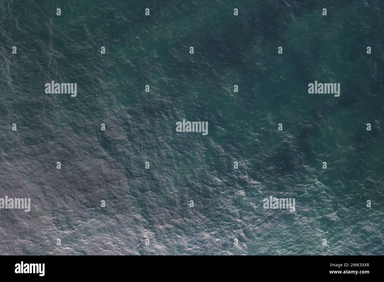 Pattern of dark green sea water flat above top view Stock Photo - Alamy
