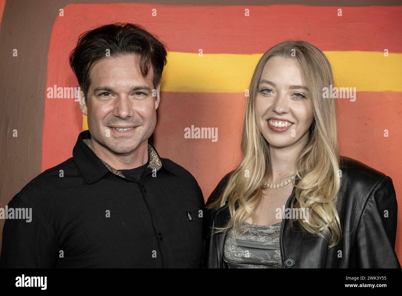 Burbank, USA. 17th Feb, 2024. Actor Bradley Holzer, Actress Charly ...