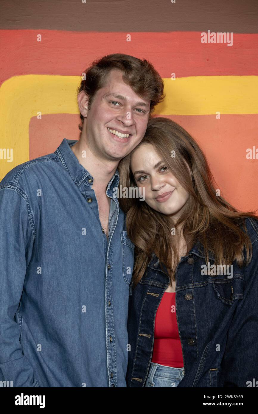 Burbank, USA. 17th Feb, 2024. Actor Nathaniel Wyatt, Video Editor ...