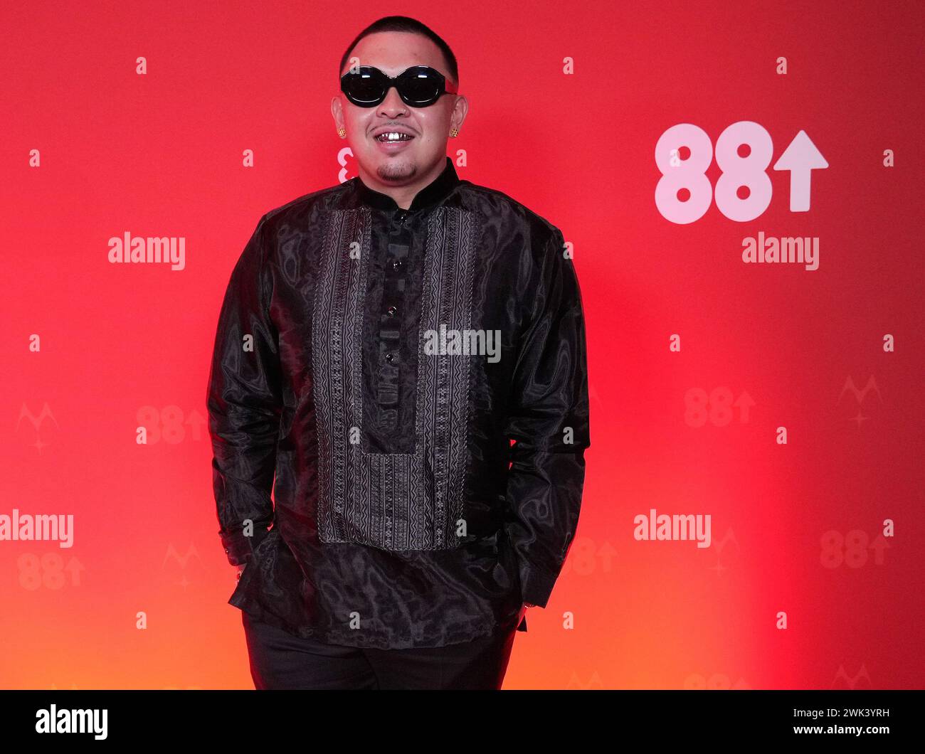 P-Lo arrives at the 88rising's Moonrise Gala held at Milk Studios in ...