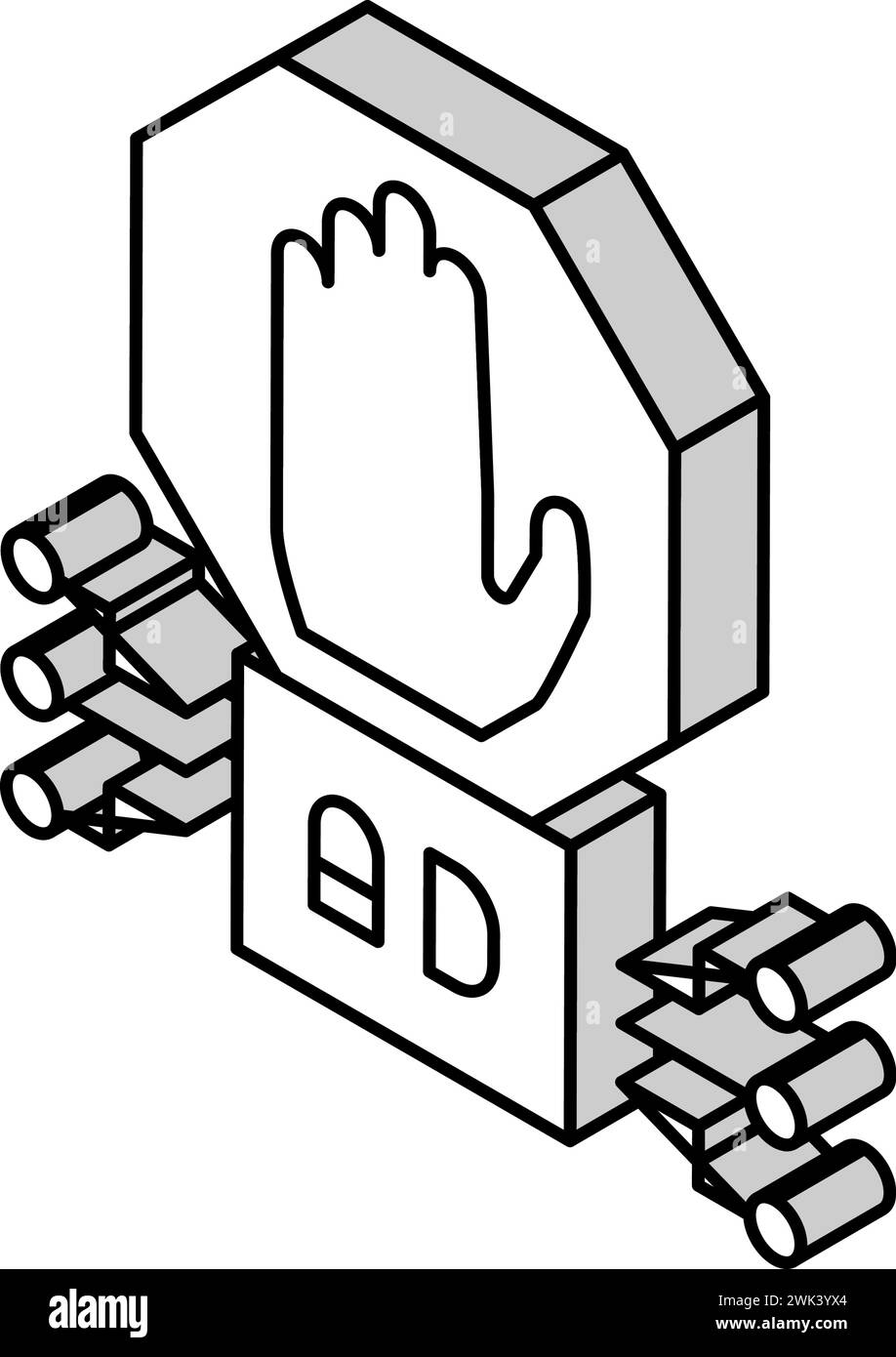 Blocked vision Stock Vector Images - Alamy