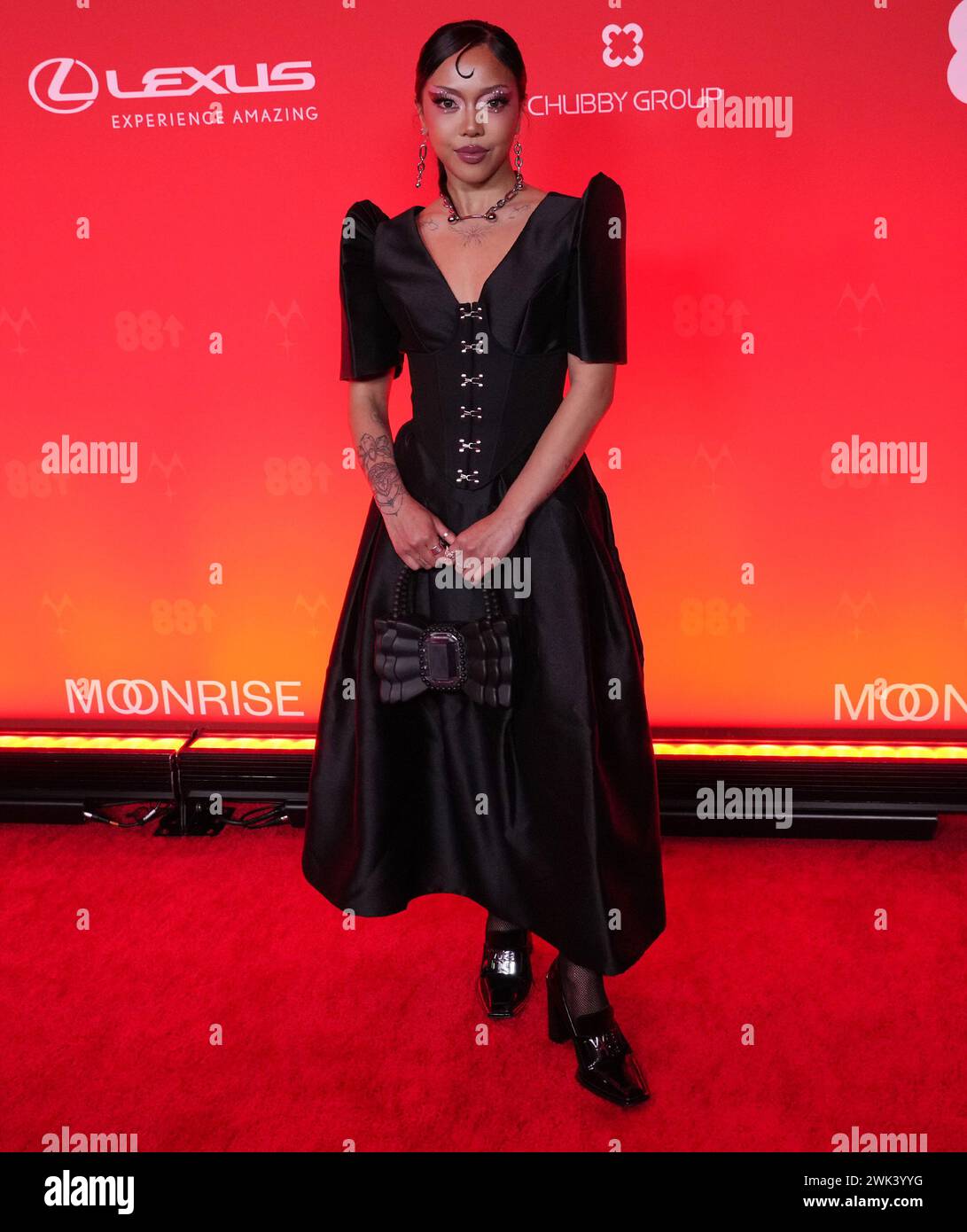 Los Angeles, USA. 17th Feb, 2024. Nava Rose arrives at the 88rising's ...