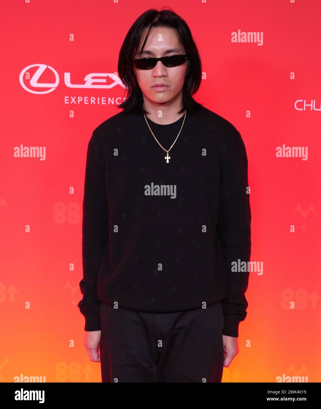Los Angeles, USA. 17th Feb, 2024. Eyedress arrives at the 88rising's ...