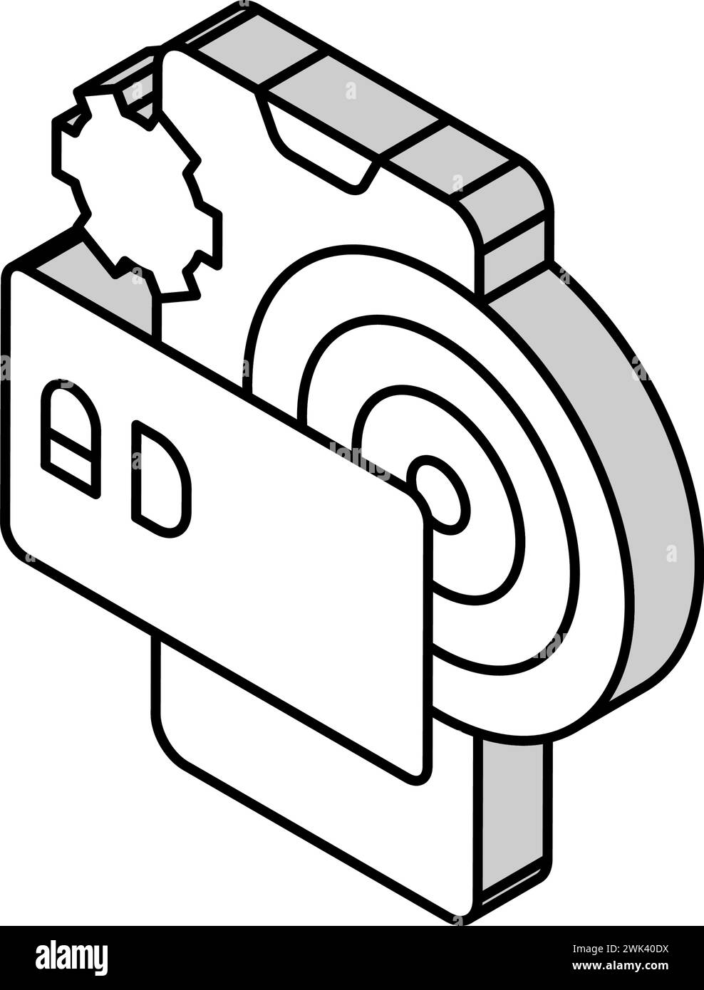 targeted advertising color icon vector sign illustration Stock Vector ...