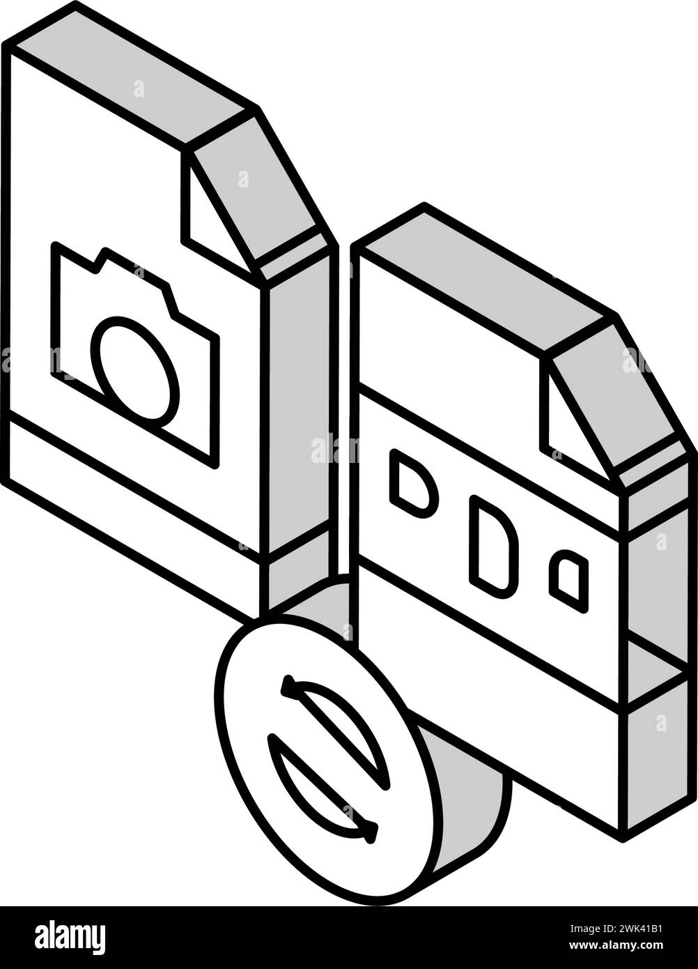 Convert file line icon hi-res stock photography and images - Alamy