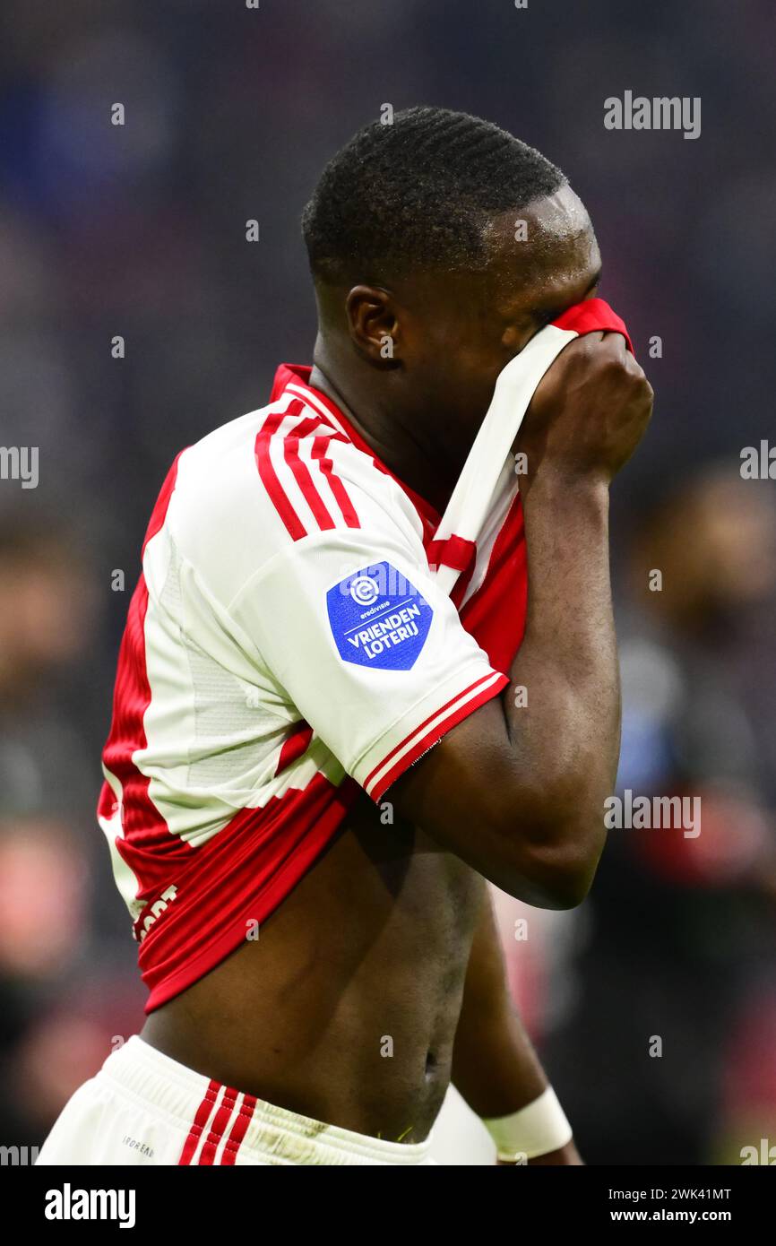 AMSTERDAM - Carlos Forbs of Ajax after the Dutch Eredivisie match ...