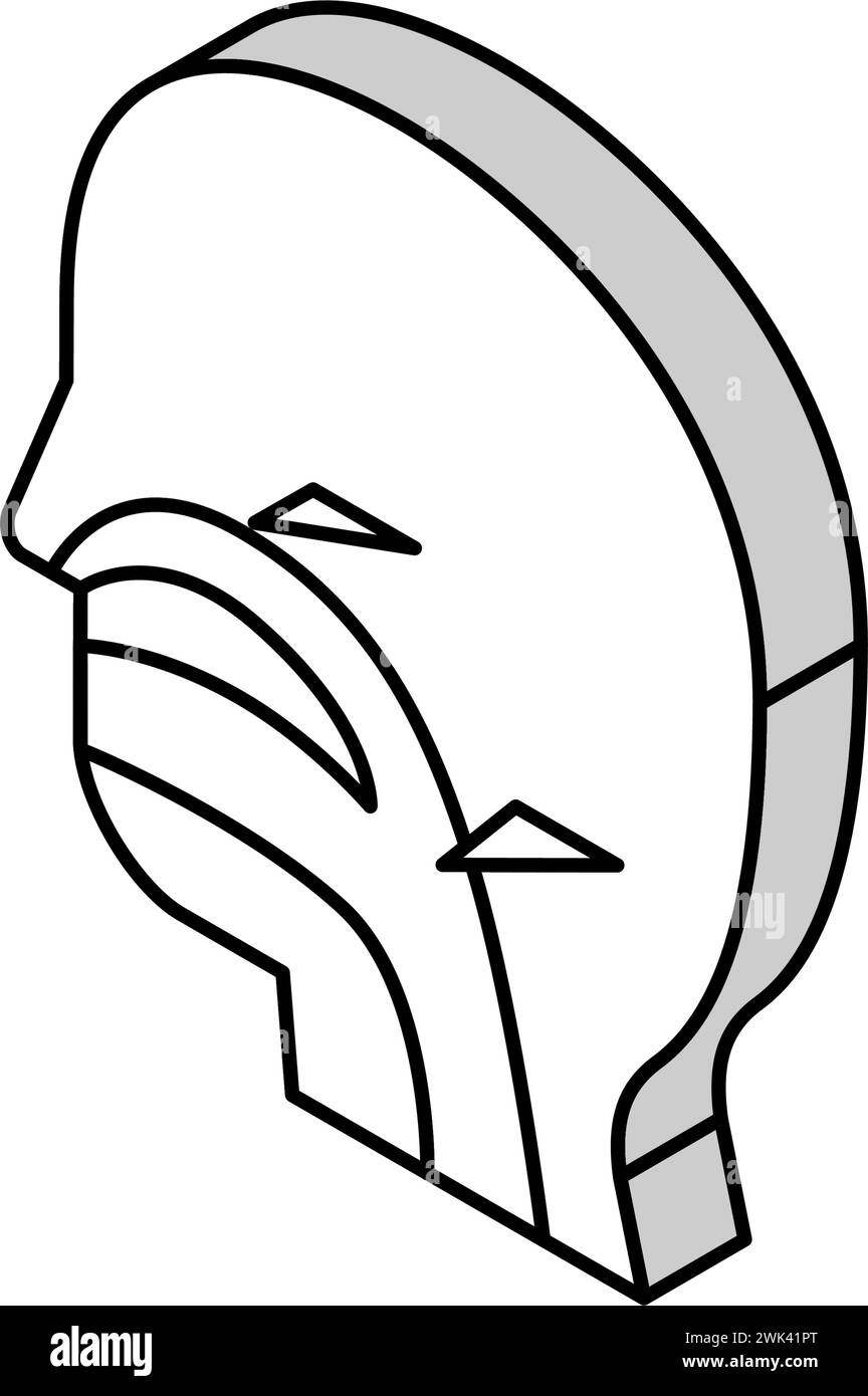 nasal passages isometric icon vector illustration Stock Vector Image ...