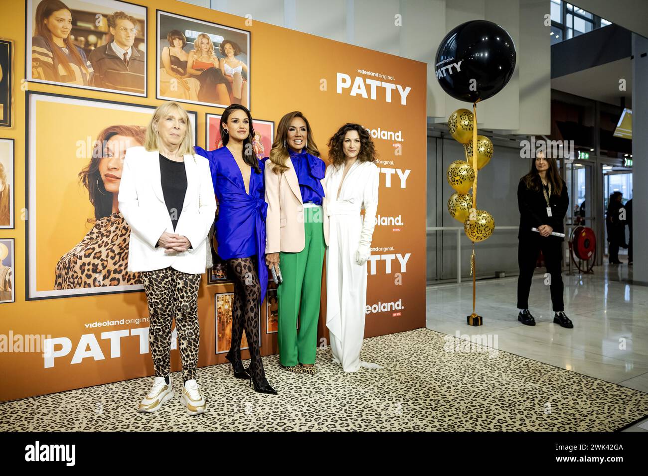 AMSTERDAM - Will Koopman, Holly Mae Brood, Patty Brard and Eva van de ...