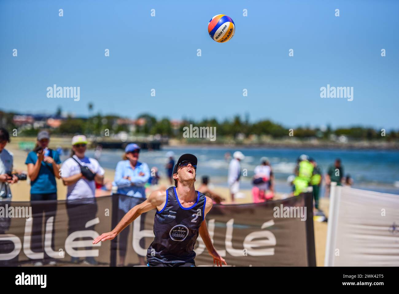 Melbourne, Australia. 18th Feb, 2024. Jack Gregory seen in action ...