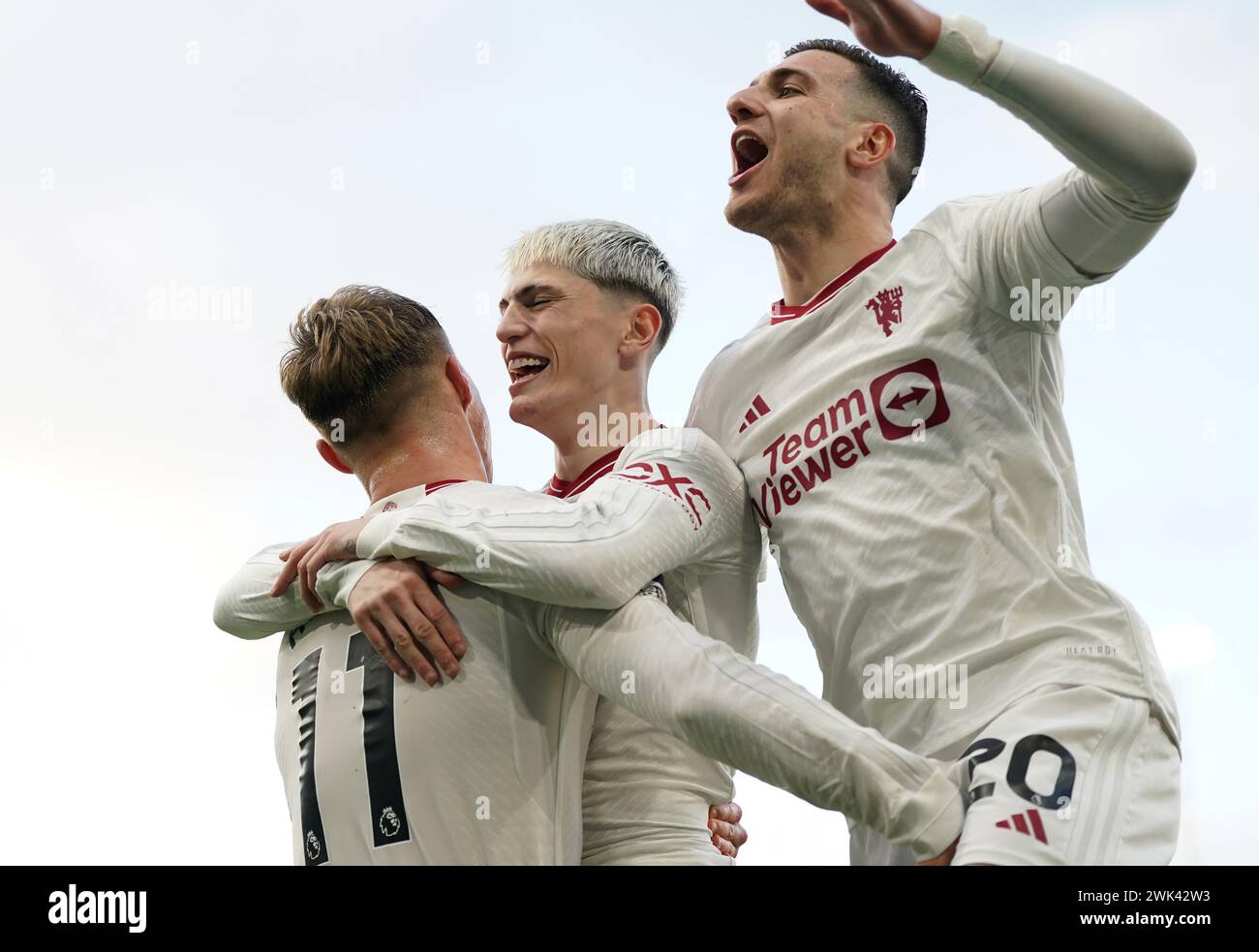 Alejandro garnacho celebration hi-res stock photography and images - Alamy
