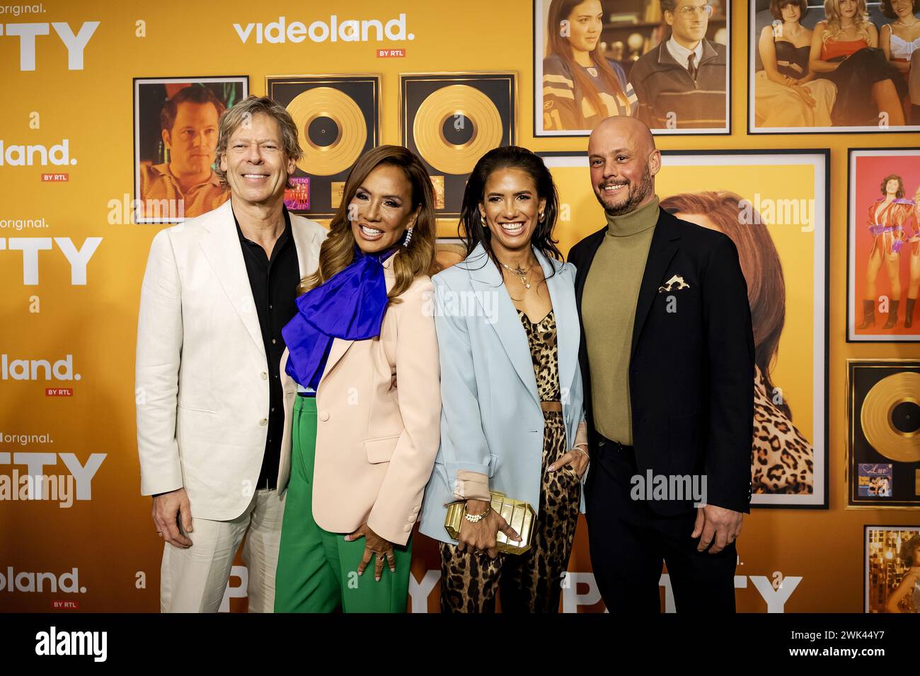 AMSTERDAM - Patty Brard with partner and daughter Priscilla Brard Nasi ...