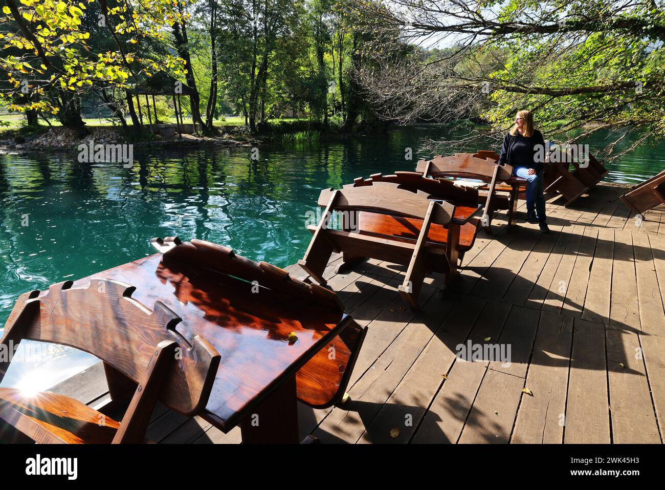 Biergarten, Beauty, Una Nationalpark, Bosnien, Bihac, Paradies, Una ...