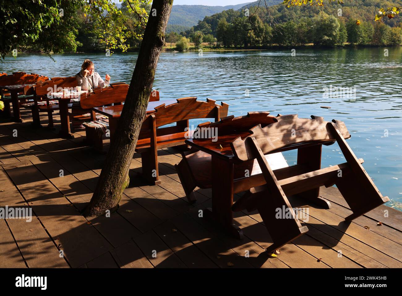 Biergarten, Beauty, Una Nationalpark, Bosnien, Bihac, Paradies, Una ...