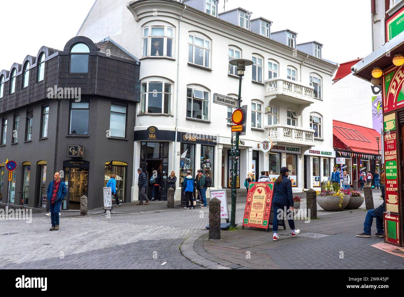 Shopping street reykjavik hi-res stock photography and images - Alamy