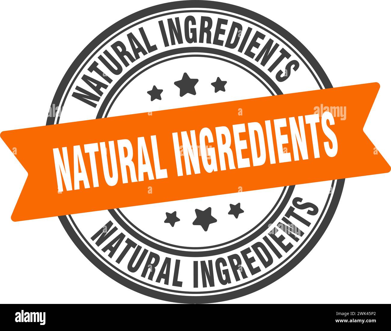 natural ingredients stamp. natural ingredients round sign. label on ...