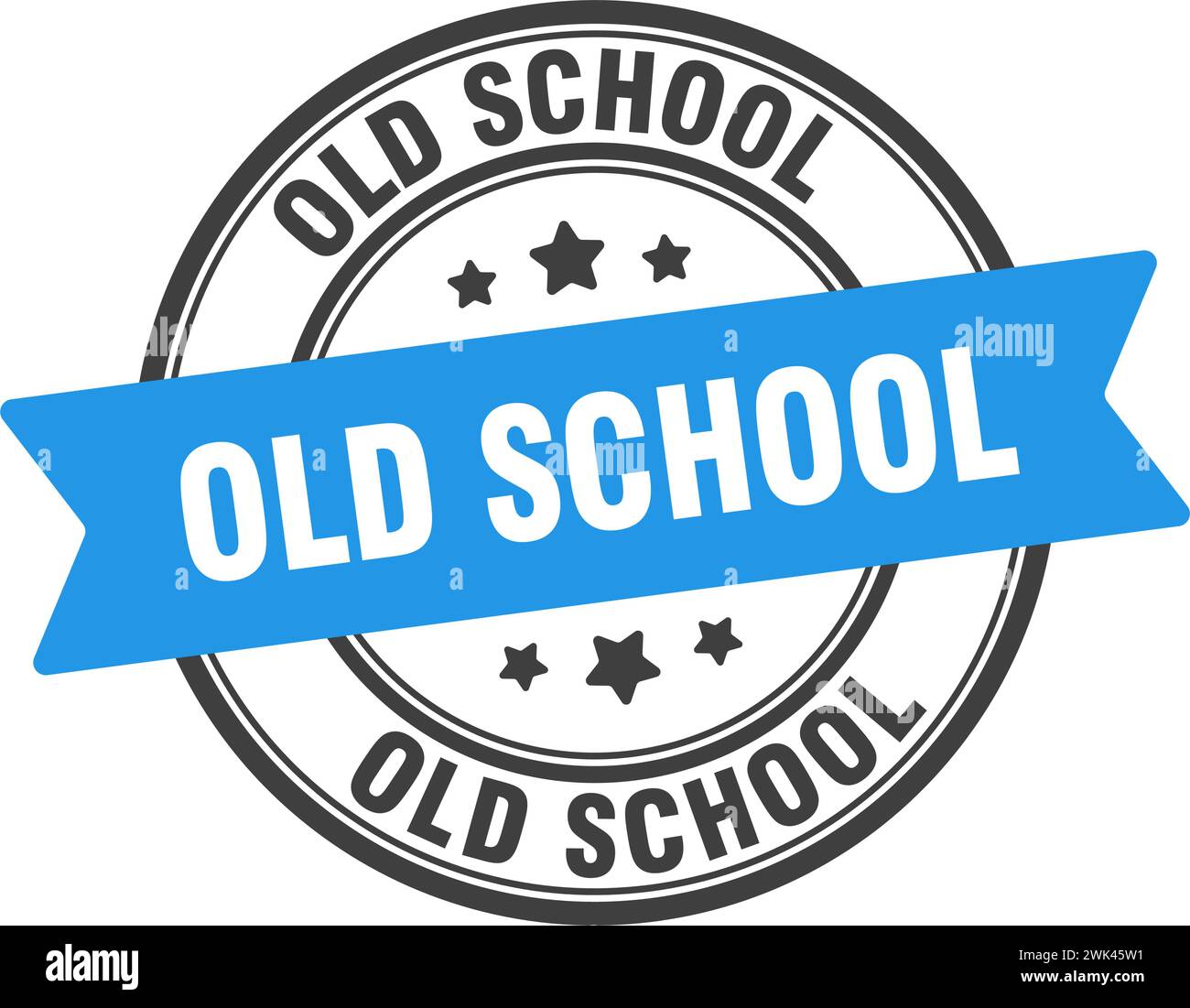 old school stamp. old school round sign. label on transparent ...