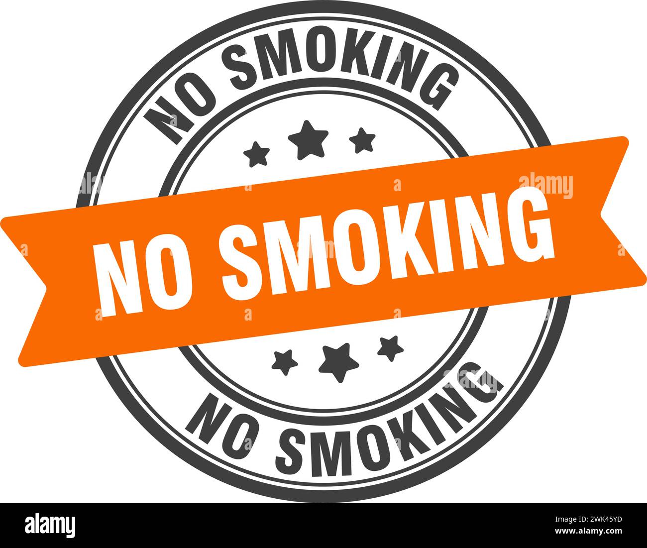 no smoking stamp. no smoking round sign. label on transparent ...