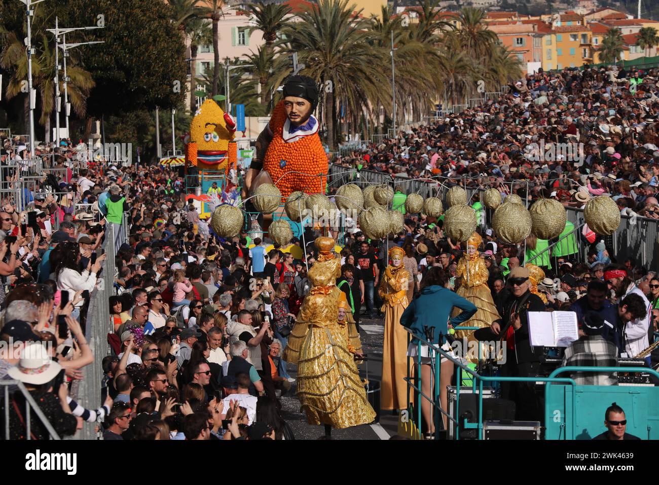 © PHOTOPQR/NICE MATIN/Franz Chavaroche ; Menton ; 18/02/2024 ; MENTON ...