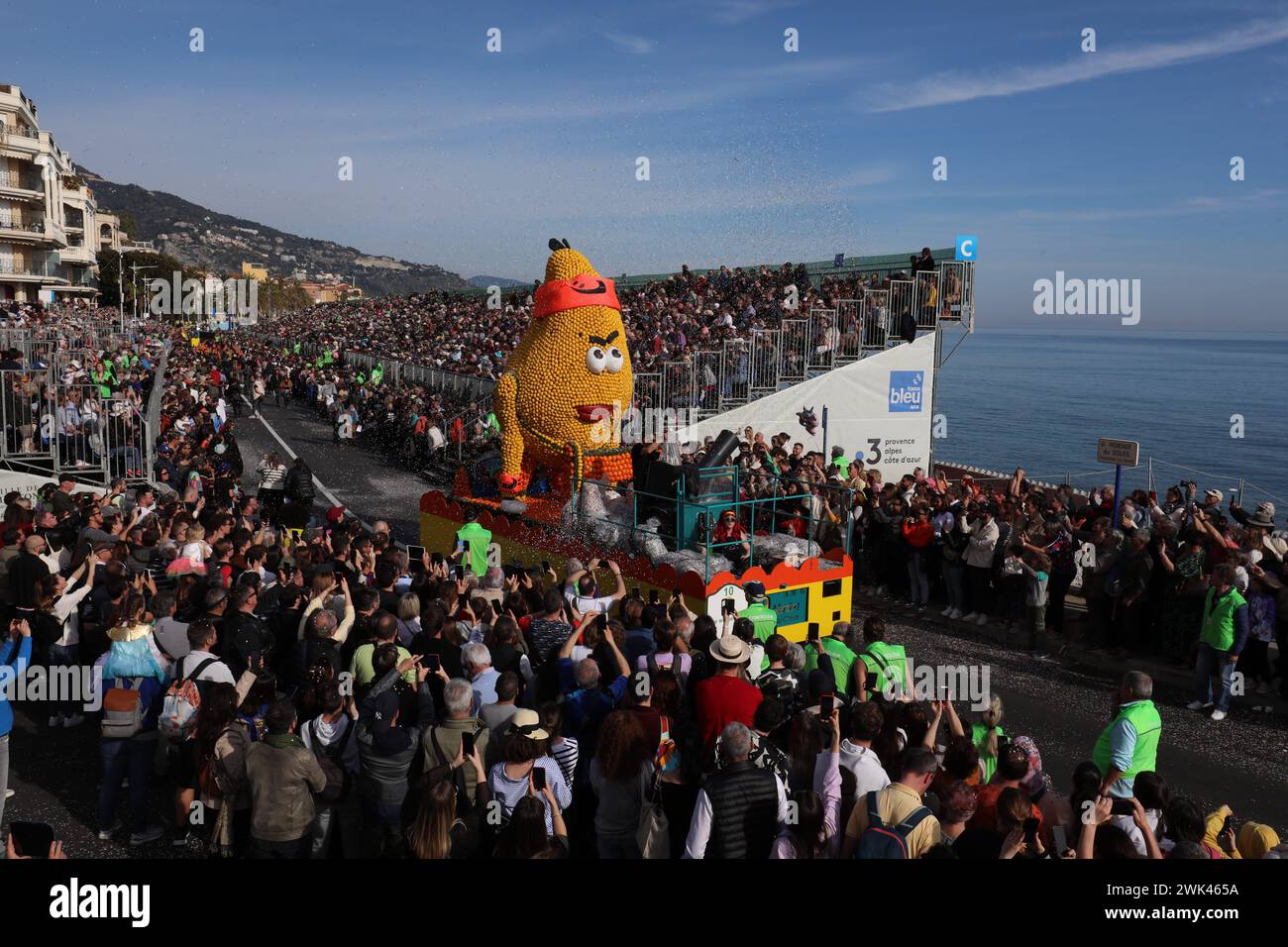 © PHOTOPQR/NICE MATIN/Franz Chavaroche ; Menton ; 18/02/2024 ; MENTON ...