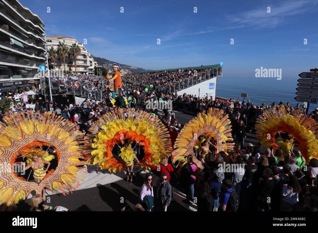 © PHOTOPQR/NICE MATIN/Franz Chavaroche ; Menton ; 18/02/2024 ; MENTON ...