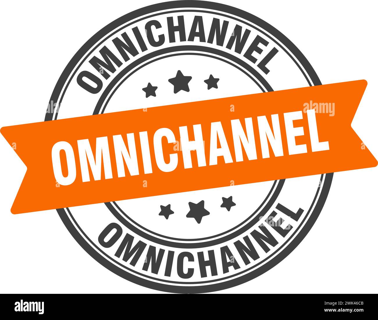 omnichannel stamp. omnichannel round sign. label on transparent ...