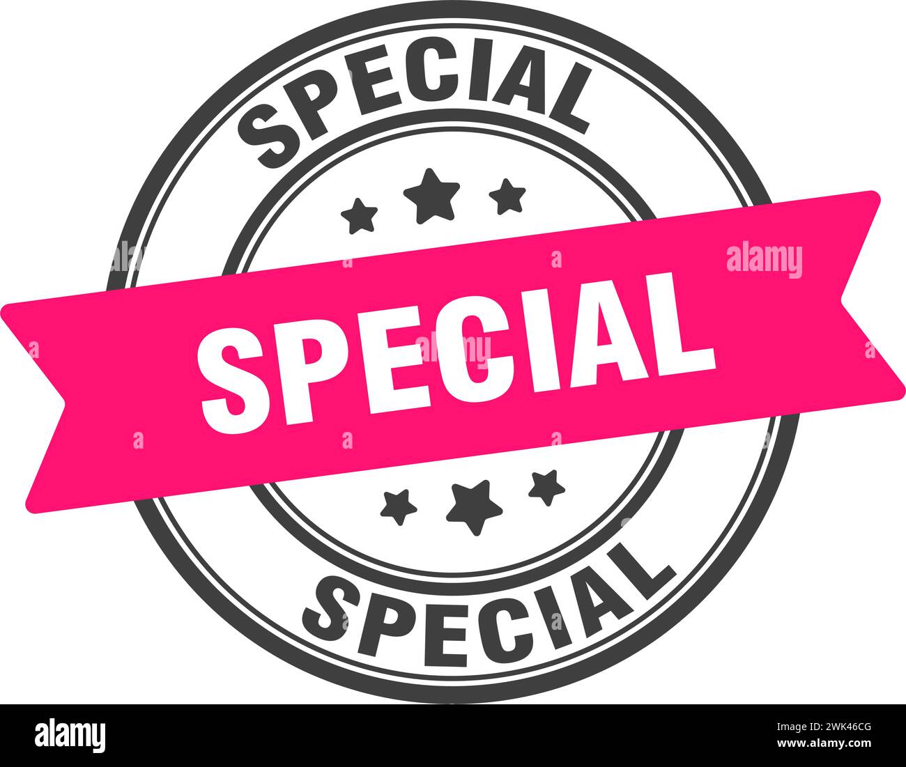 special stamp. special round sign. label on transparent background ...