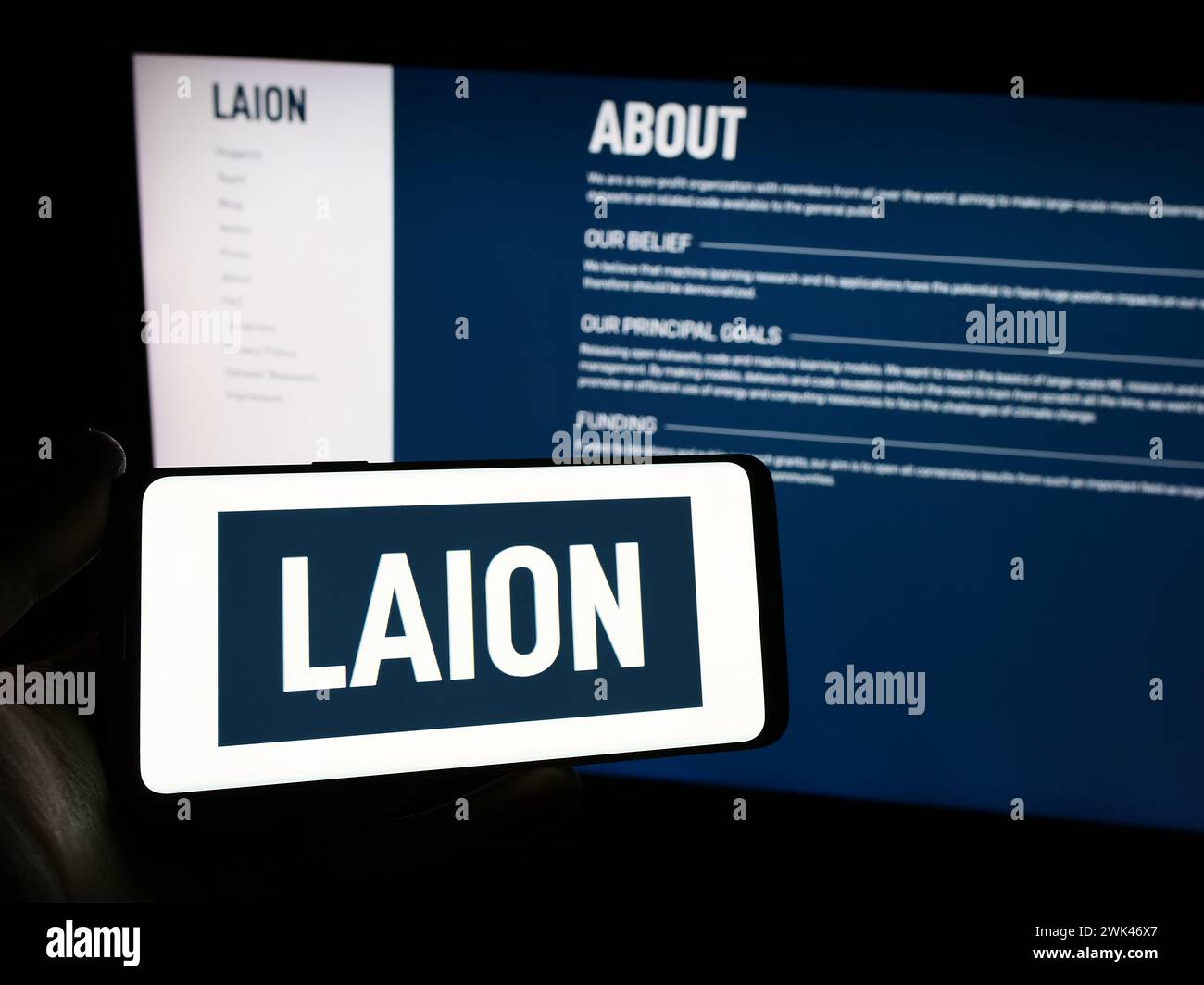 Laion logo hi-res stock photography and images - Alamy