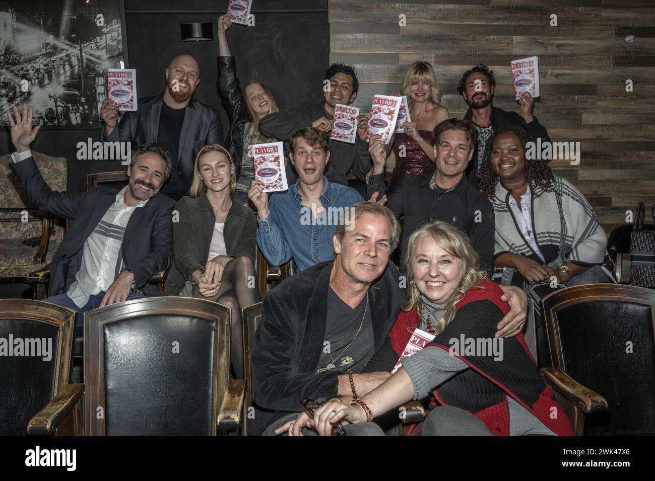 Burbank, USA. 17th Feb, 2024. Cast attends Grand Opening of play ...