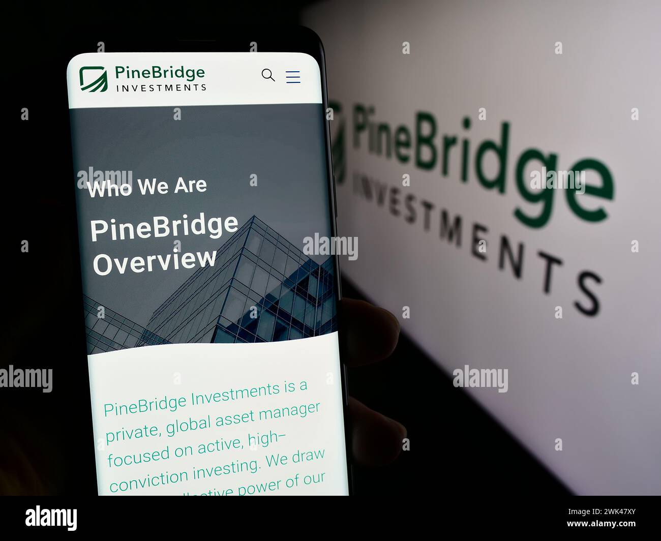 Pinebridge logo hi-res stock photography and images - Alamy