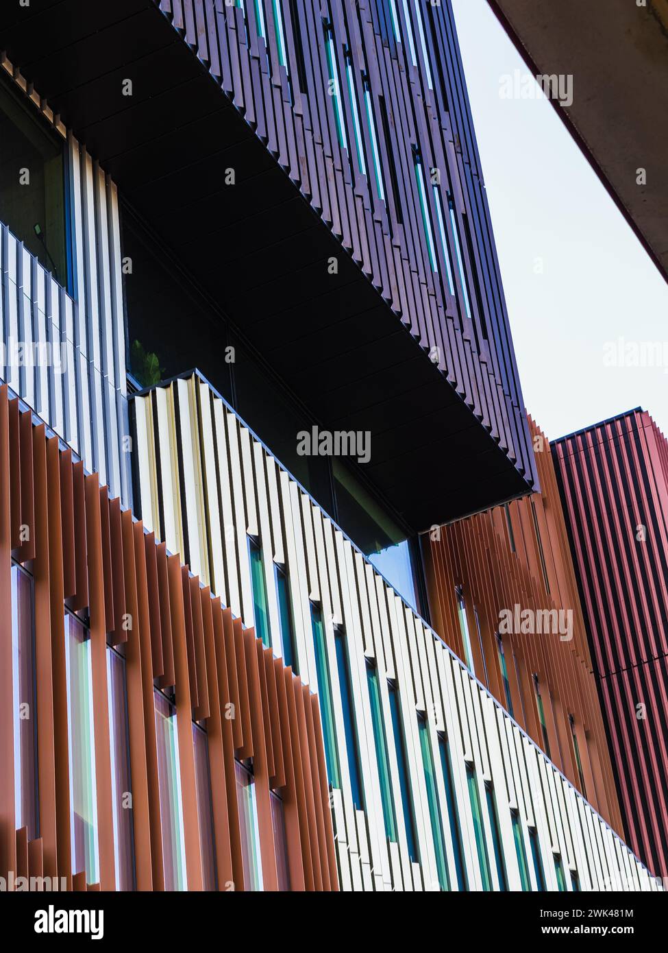 This image highlights the striking detail of a contemporary buildings ...