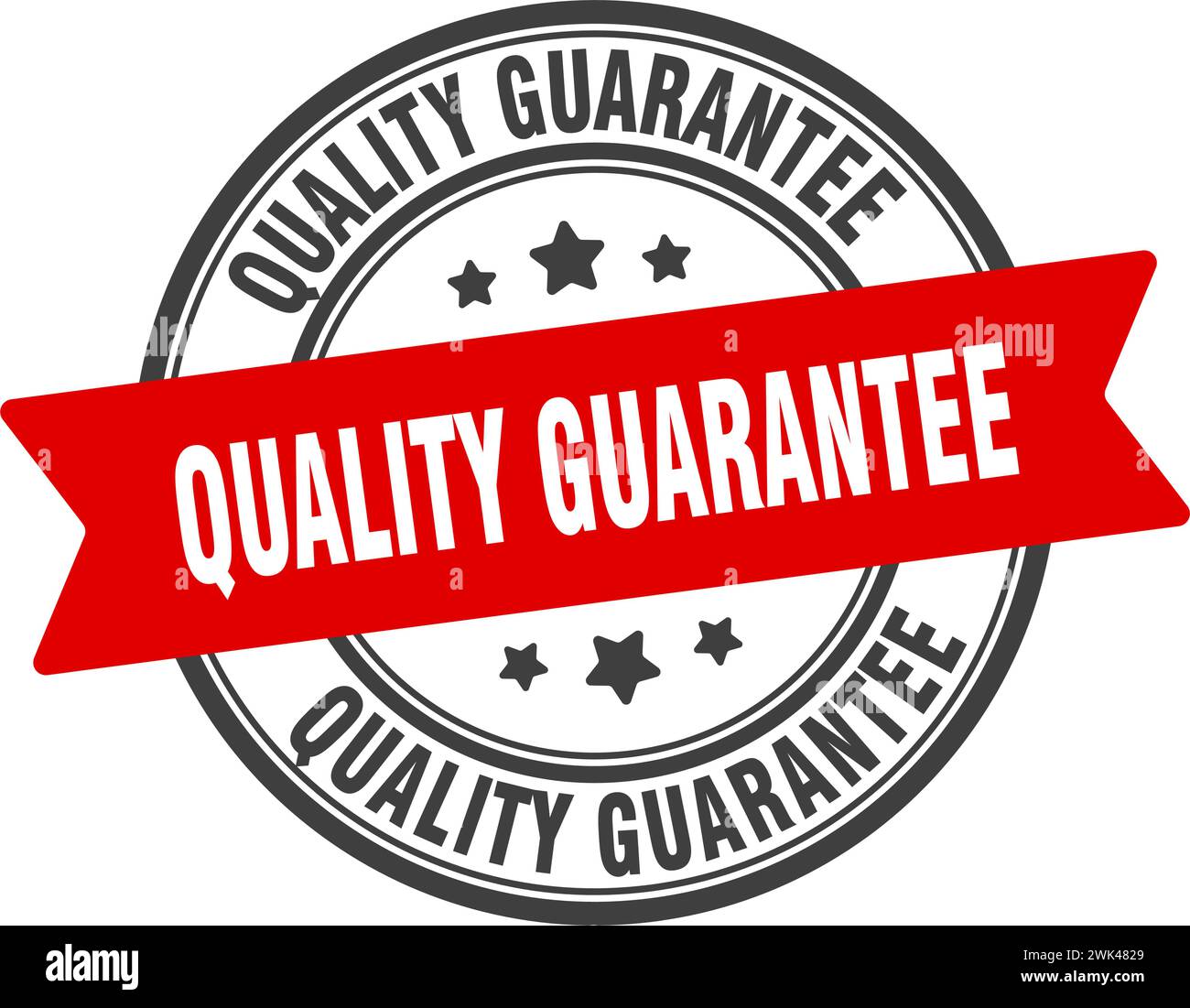 quality guarantee stamp. quality guarantee round sign. label on ...