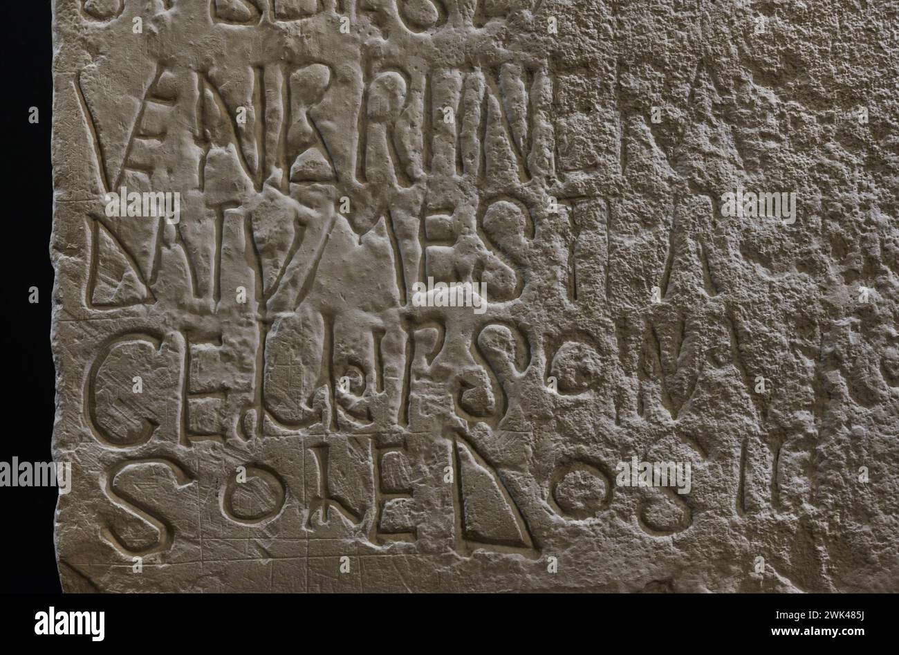 Fragment of the tombstone of Inma Frita. The inscription is dedicated ...